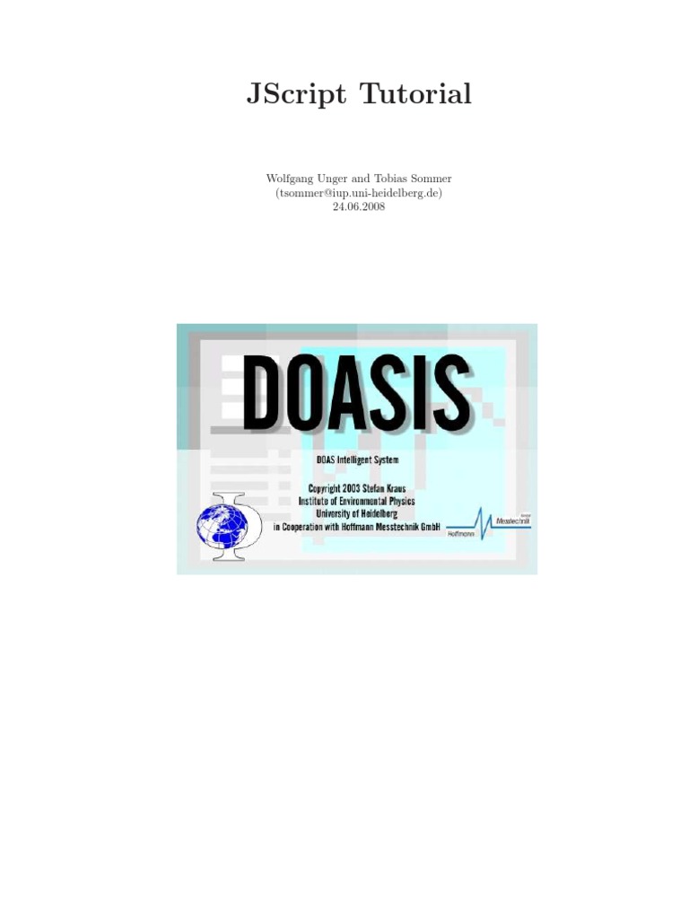 Jscript Tutorial | PDF | Data Type | Integer (Computer Science)