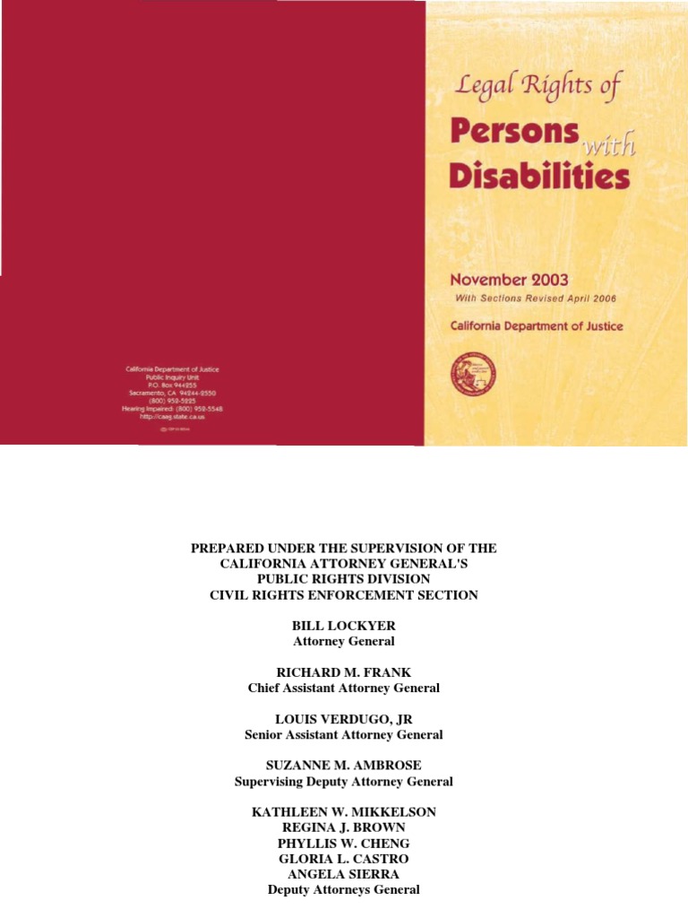 Disabled | PDF | Americans With Disabilities Act Of 1990 ...