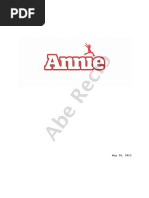 Annie Script.pdf | Annie (Musical) | Leisure