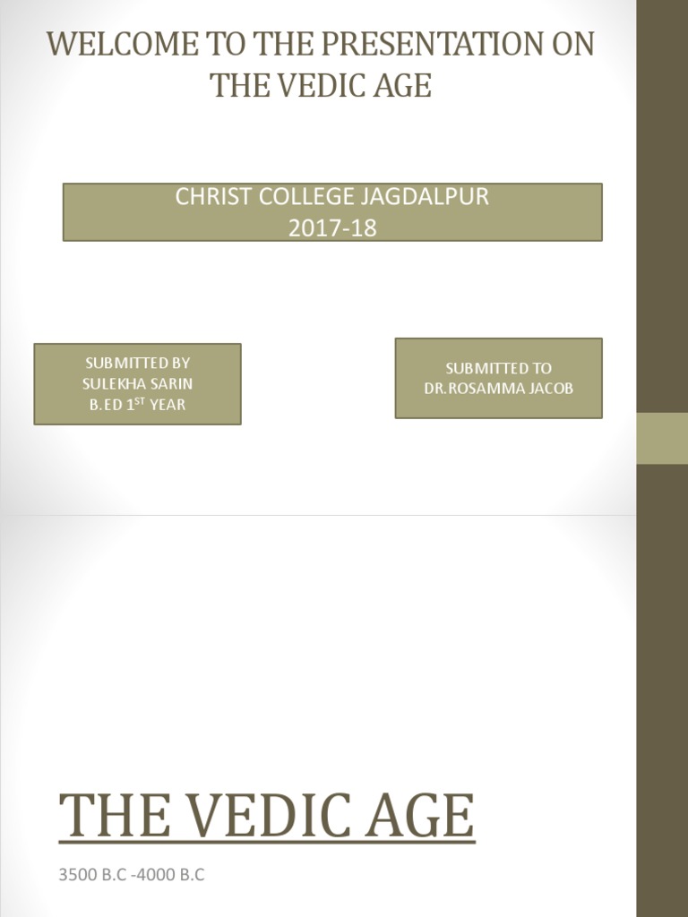 4 The Vedic Age | PDF | Vedas | Indian Religions