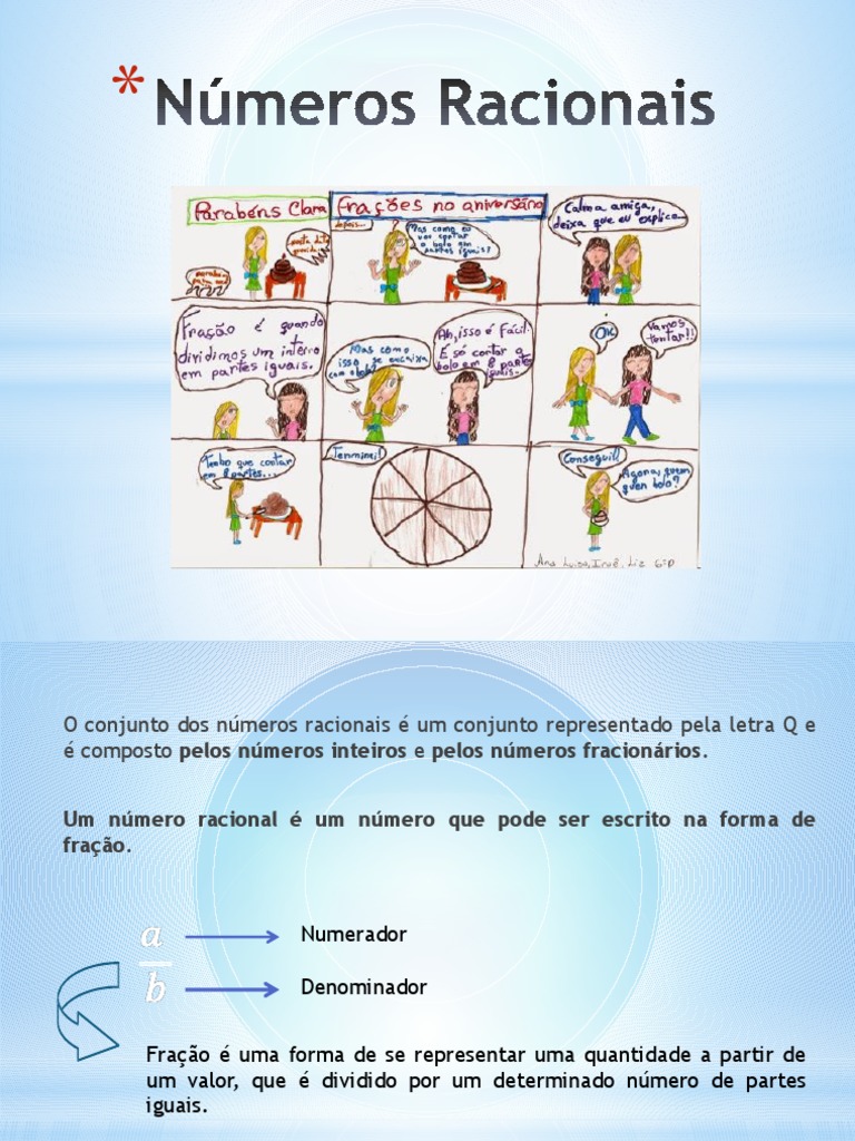 Números Racionais | PDF | Fração (Matemática) | Número racional