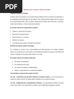 Cuadro Comparativo - Contrato Individual y Colectivo | PDF | Acuerdo colectivo | Sindicato