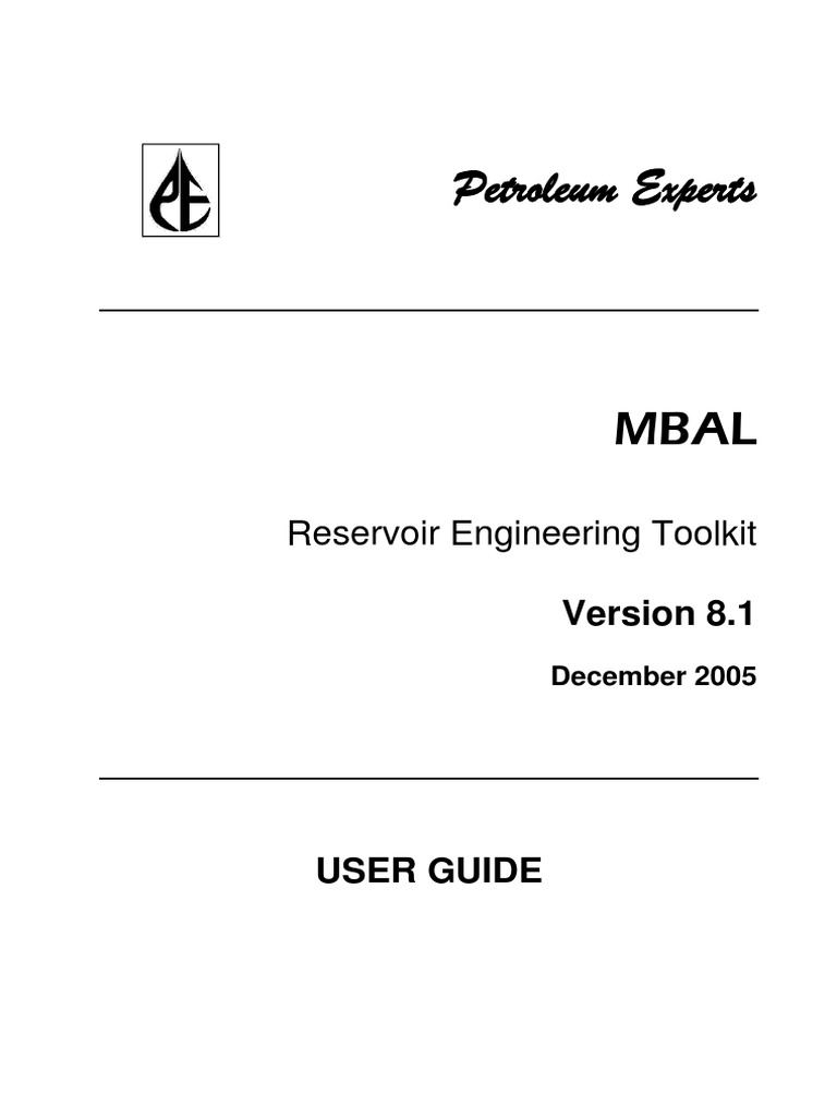 Petroleum Experts: Reservoir Engineering Toolkit | PDF | Petroleum ...