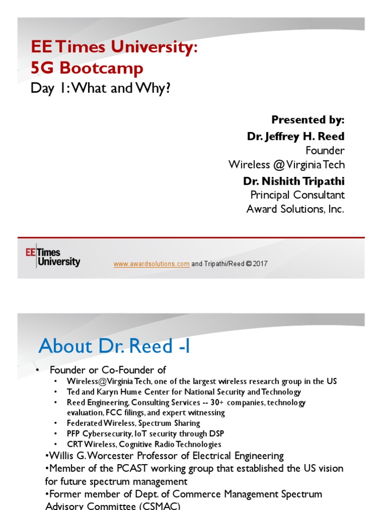 5G Bootcamp Day 1-What & Why | PDF | Lte Advanced | 4 G