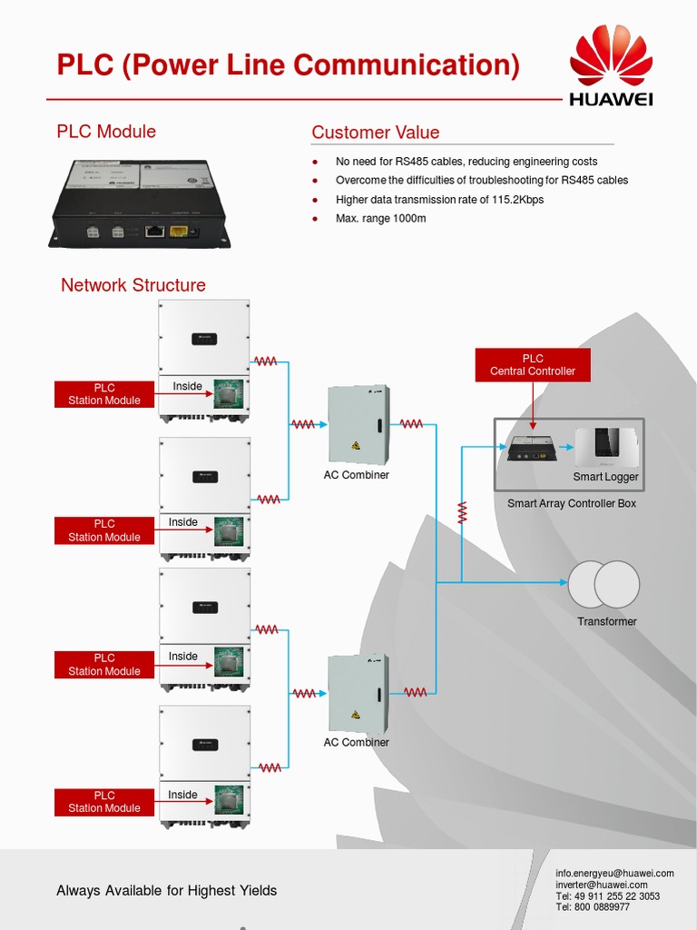 HUAWEI Power Line Communication | PDF | Electric Power Transmission ...