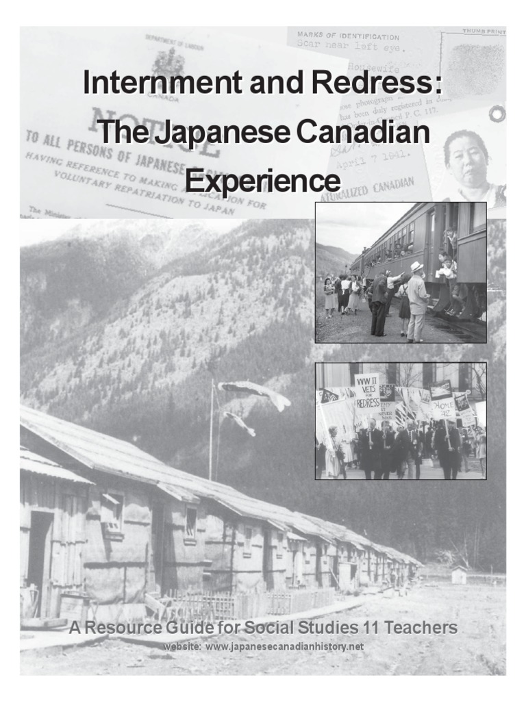 Internment and Redress: The Japanese Canadian Experience | PDF ...