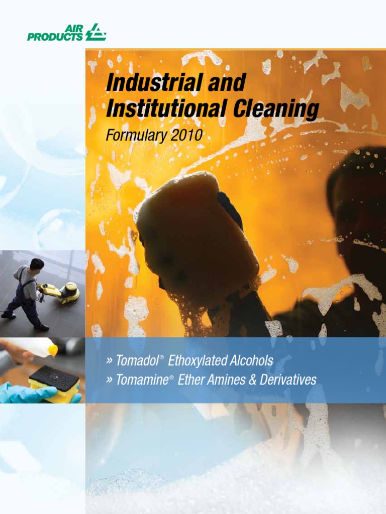 AIR PRODUCTS Cleaning Formulary Brochure | PDF | Surfactant | Sodium ...
