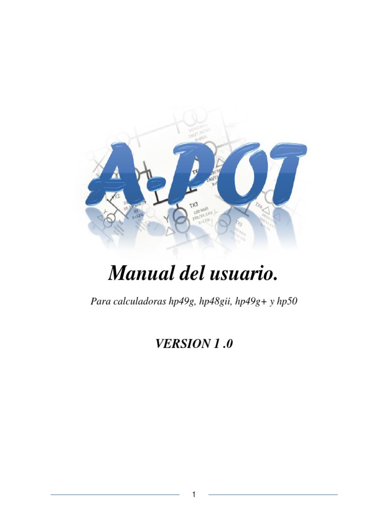 APOT Manual PDF PDF | PDF | Transformador | Impedancia eléctrica