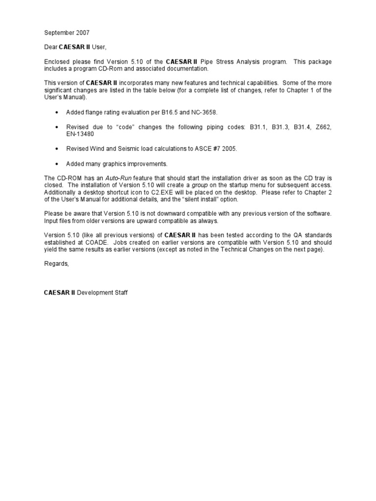 Caesar Ii | PDF | License | Software