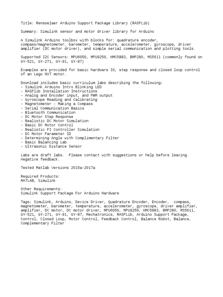 Library Description | PDF