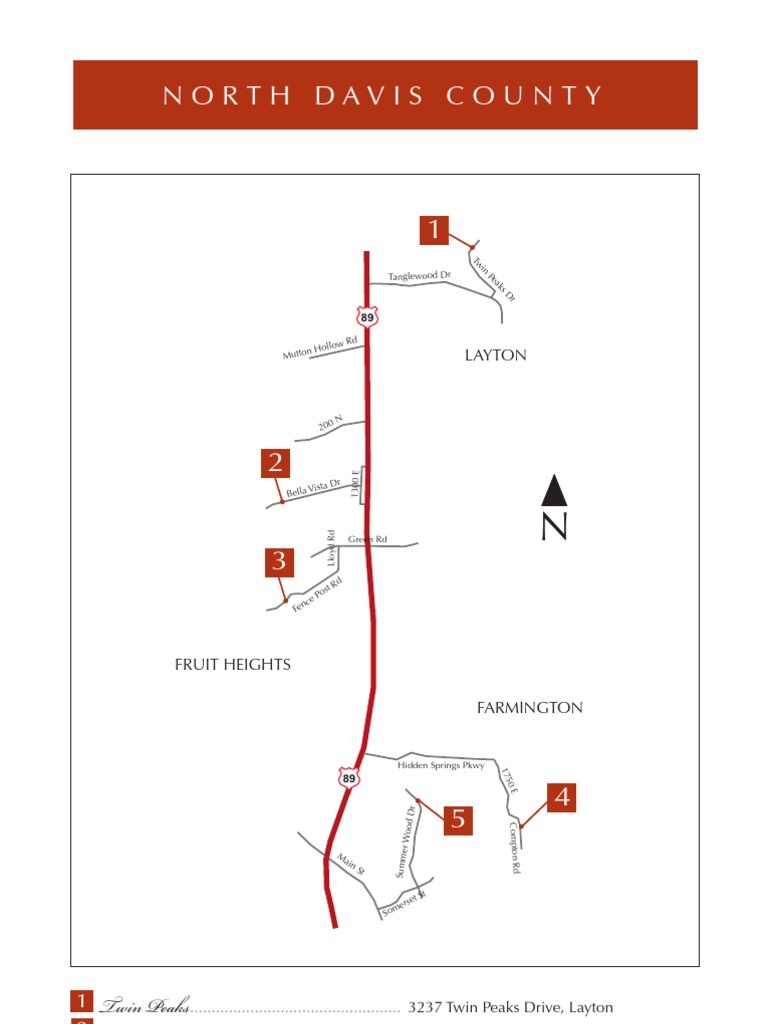 North Davis County Address Guide | PDF