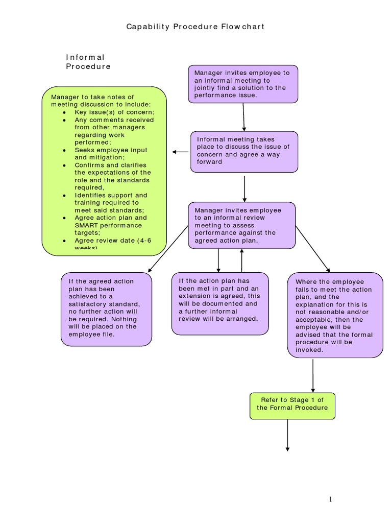 Capability Procedure Flowchart | PDF | Employment | Government