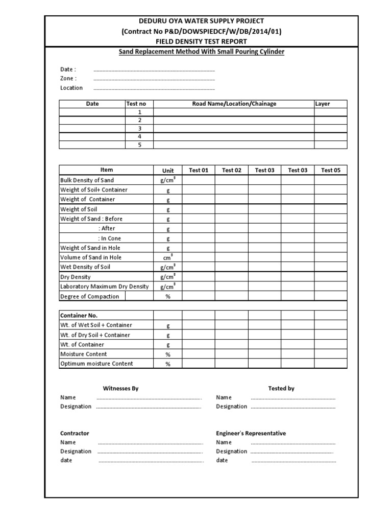 Deduru Oya Water Supply Project (Contract No P&D/DOWSPIEDCF/W/DB/2014/ ...