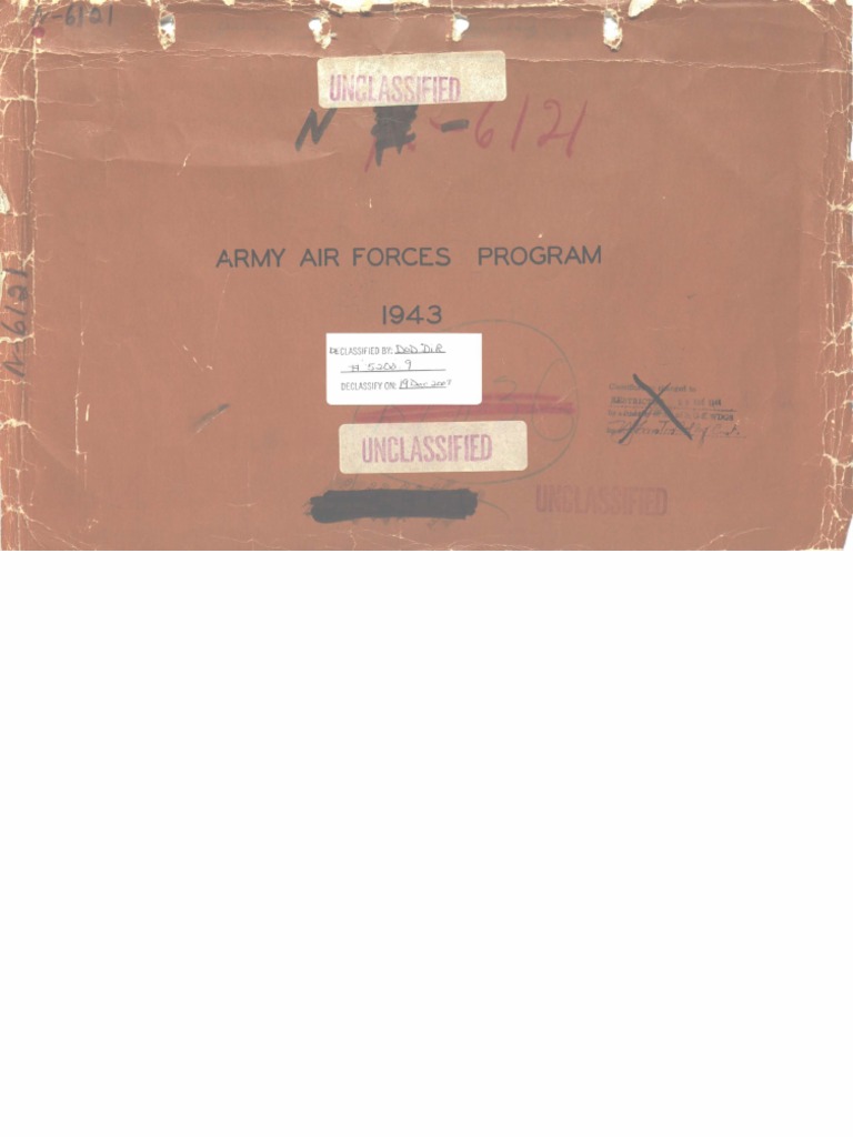 Air Force Operation Stats (1943) | PDF | Military Organization ...