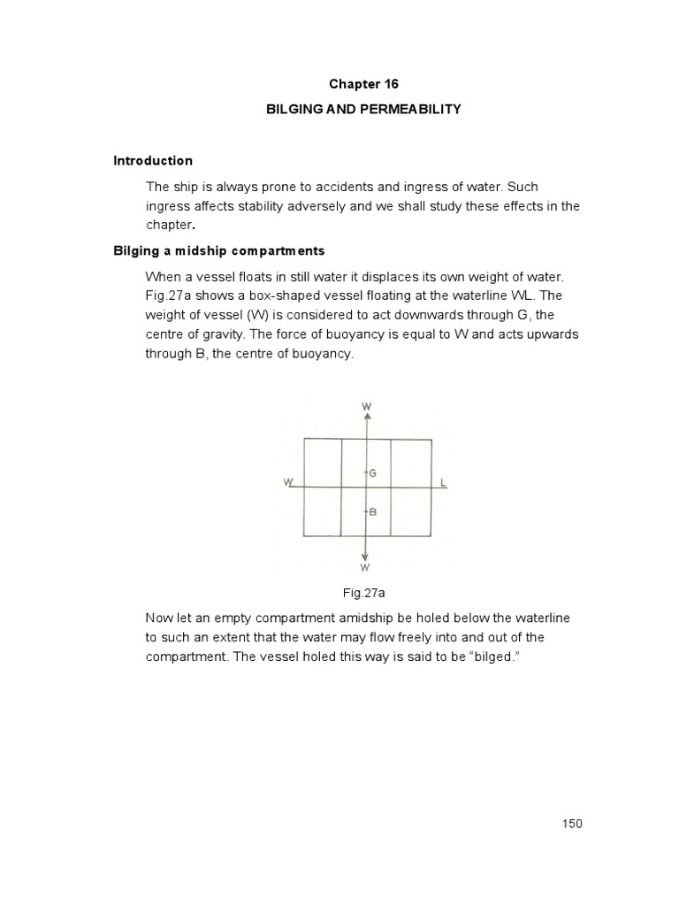 CH 16 Bilging & Damage Control Etc. | PDF | Buoyancy | Ships