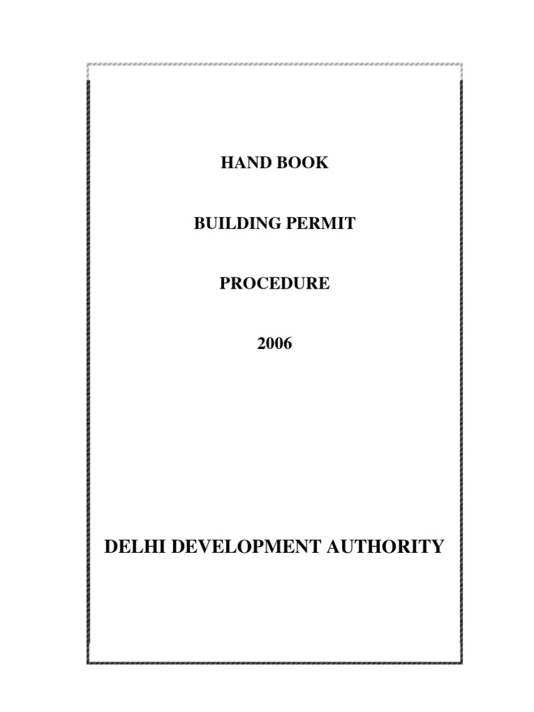 DDA Building Permit | PDF | Architect | Concealed Carry In The United ...