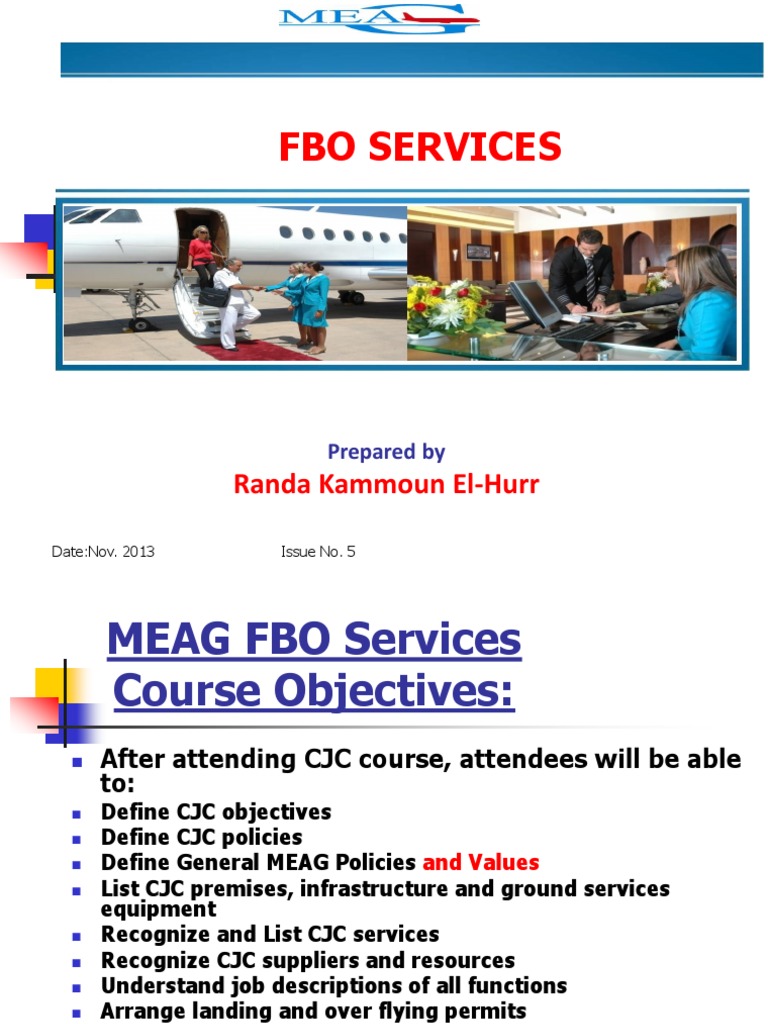 FBO Services Guide | PDF | Safety | Airport