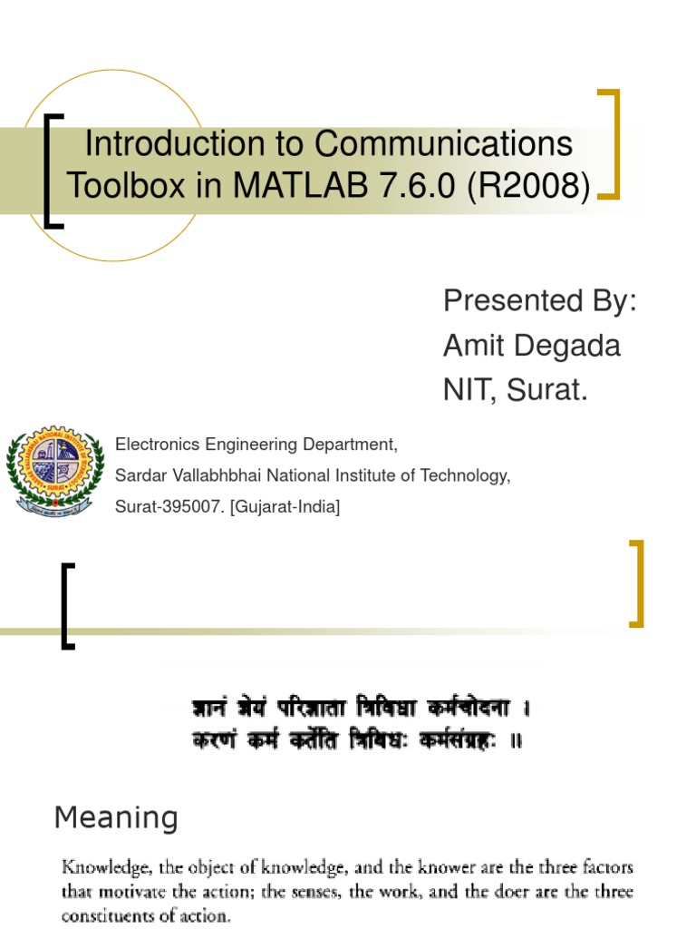 Introduction To Communications Toolbox in Matlab 7 | PDF | Modulation ...