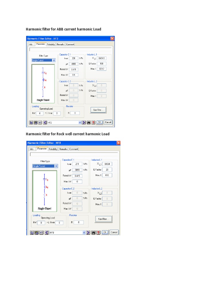Harmonic Filter For ABB Current Harmonic Load | PDF