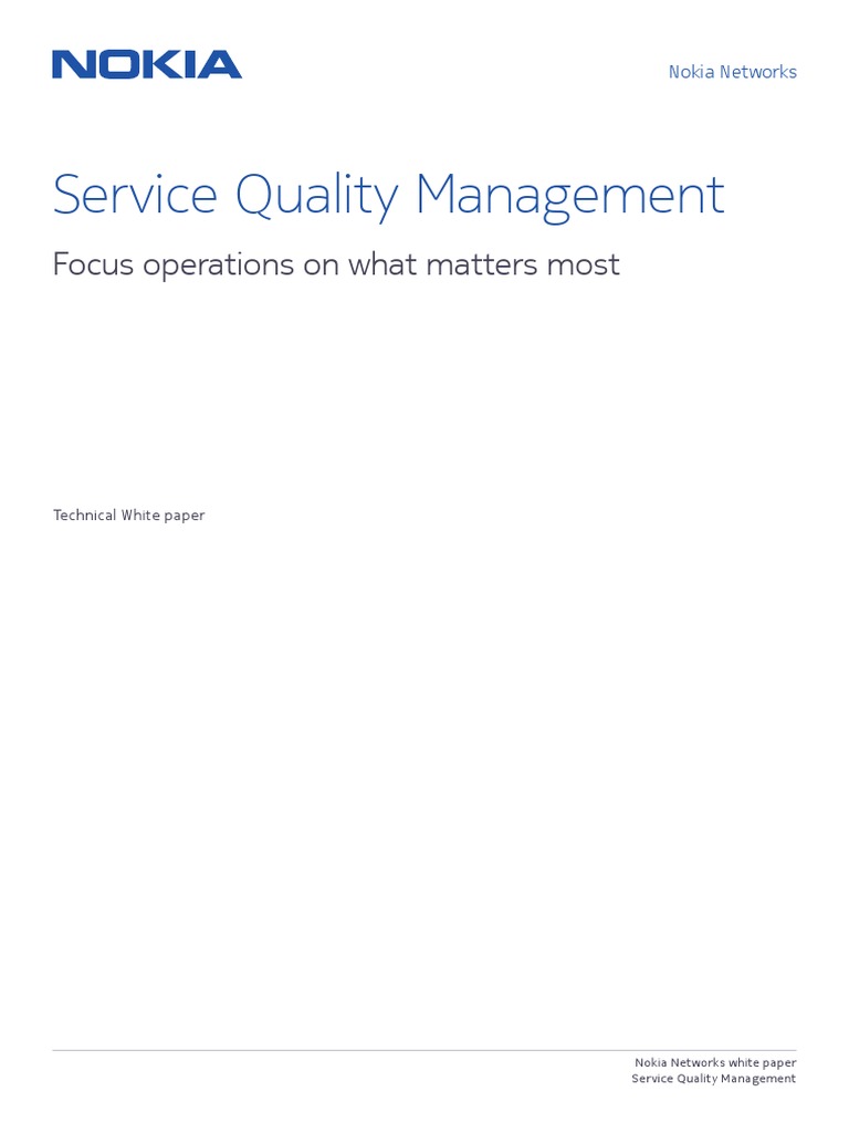 Service Quality Management | PDF | Quality Management | Business Process