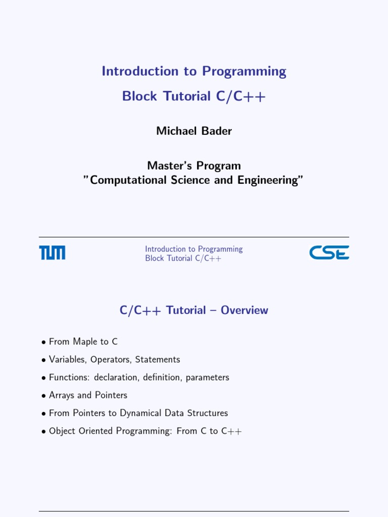 Introduction To Object Oriented Programming Concepts Using C Classes And Examples Pdf