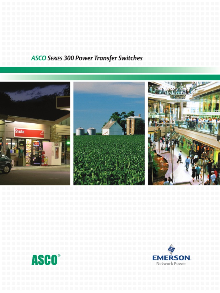 Asco Series 300 Power Transfer Switches | PDF | Switch ...
