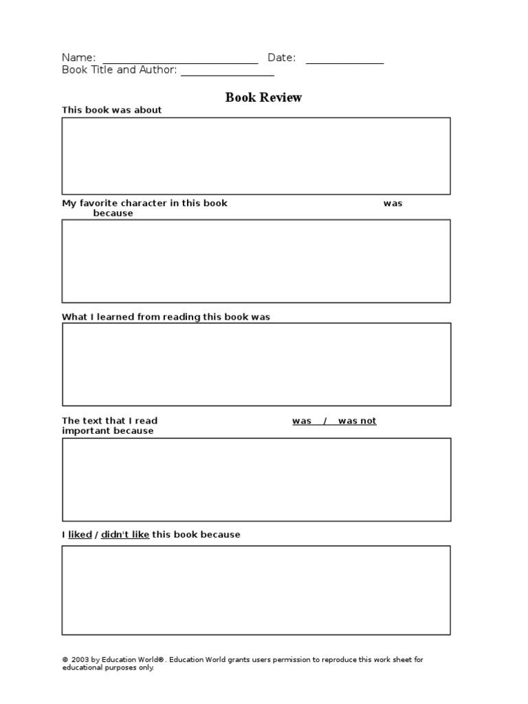 After-Reading Evaluation Form | PDF | Language Arts & Discipline | Self ...