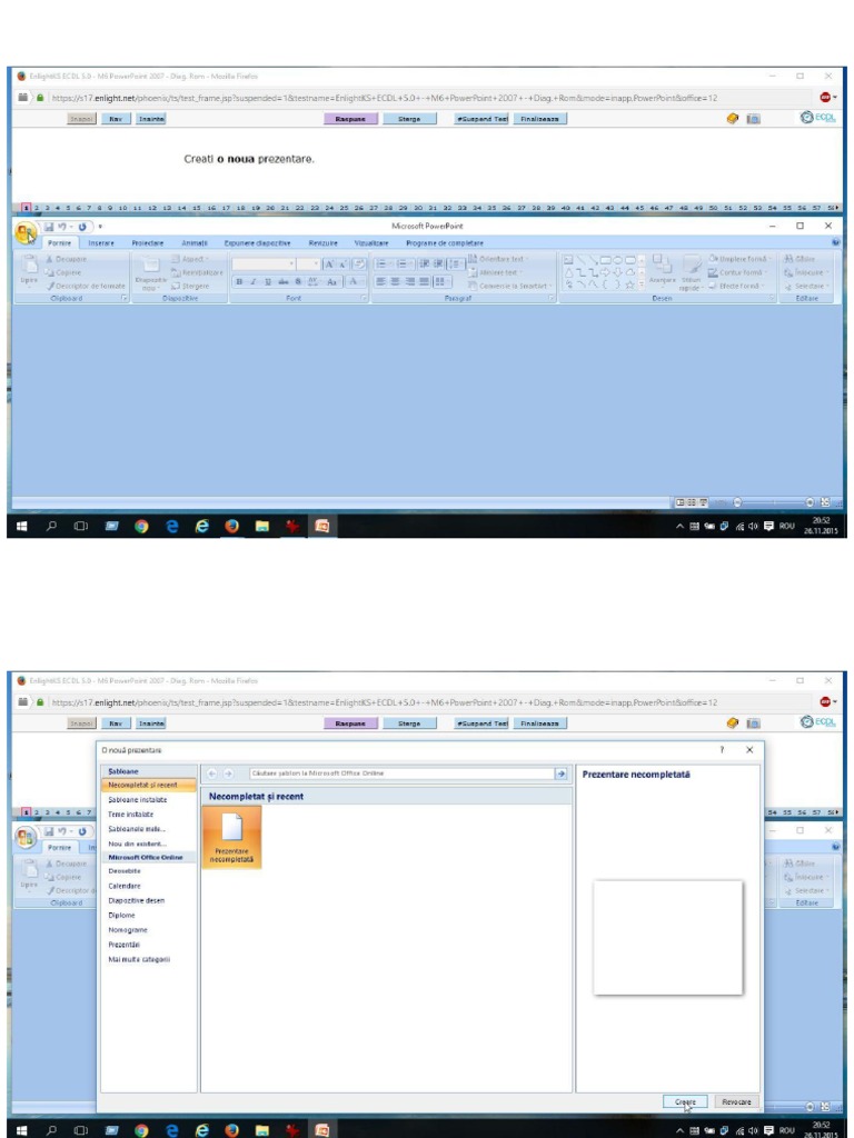 Simulare PPT 2007 PDF | PDF