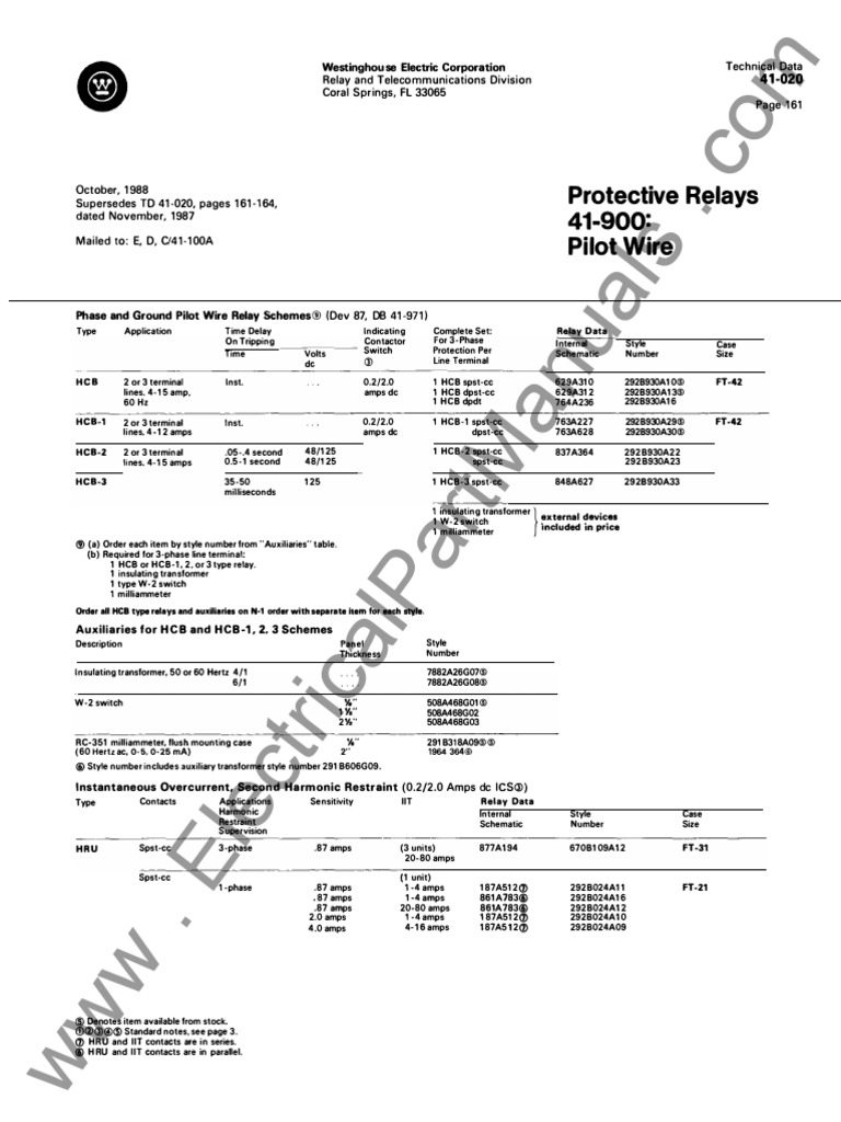 ABB Part | PDF | Relay | Resistor