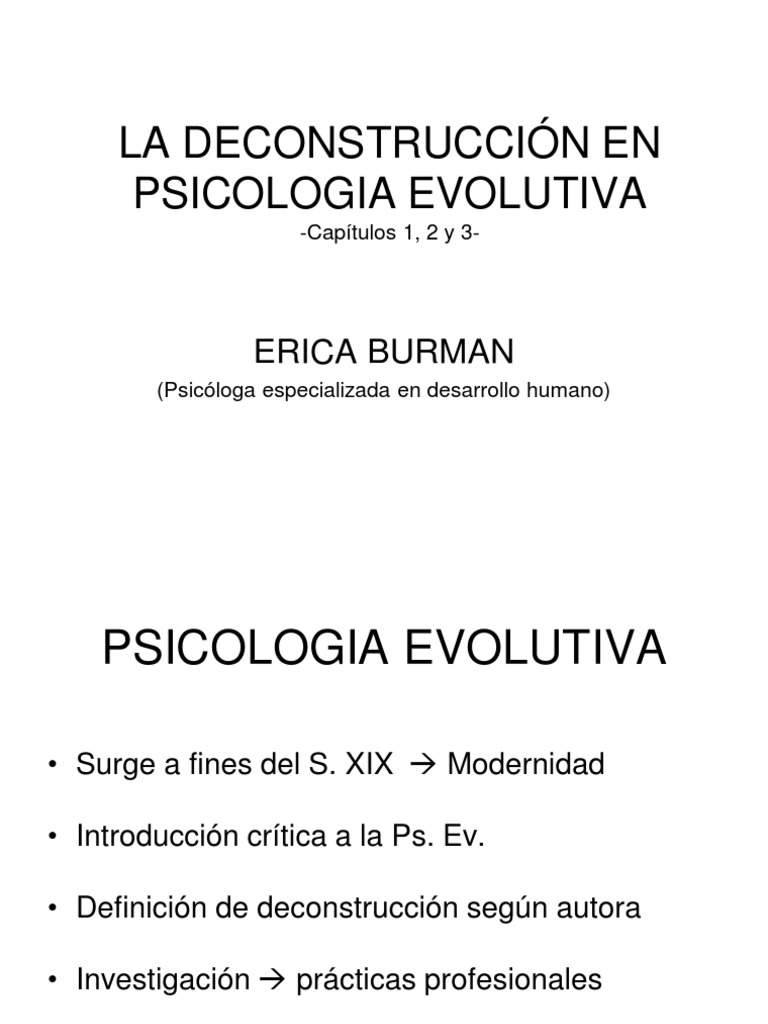 Erica Burman | PDF