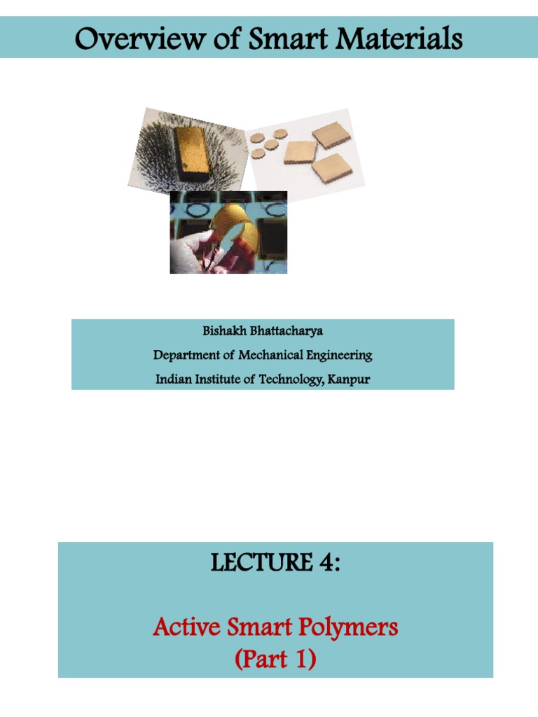 Mod 1 Smart Mat Lec 4 | PDF | Cathode | Ion