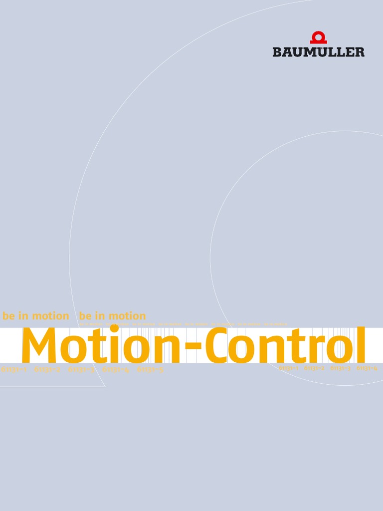 Baumuller Motion Controller | PDF | Automation | Machines