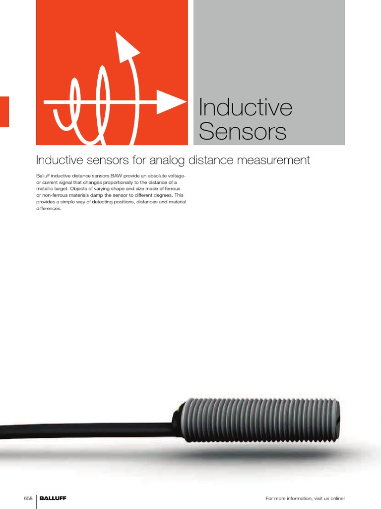 Inductive Sensors For Analog Distance Measurement | PDF | Sensor ...