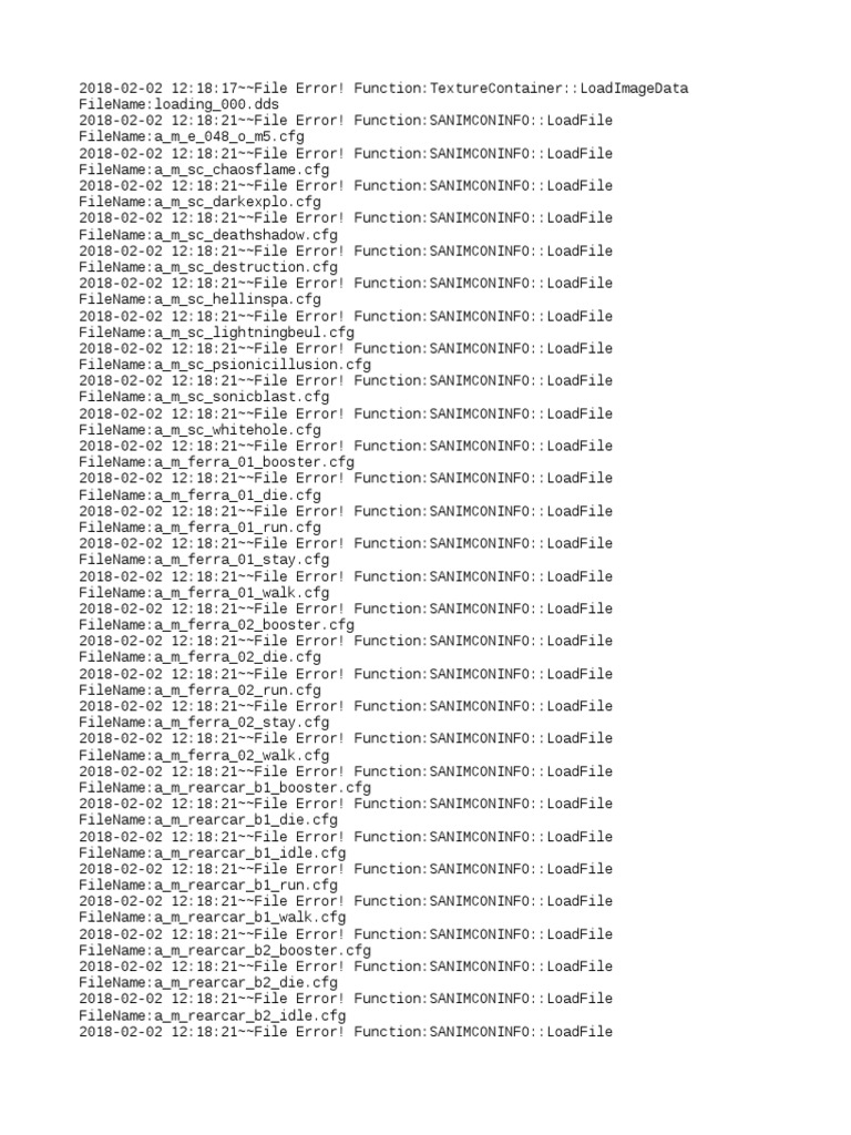 Error File | PDF | Operating System Technology | Computing