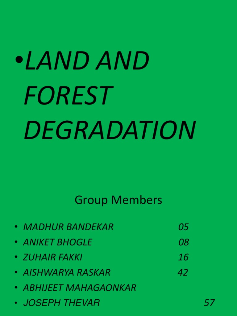 Evs Project | PDF | Deforestation | Environmental Issues