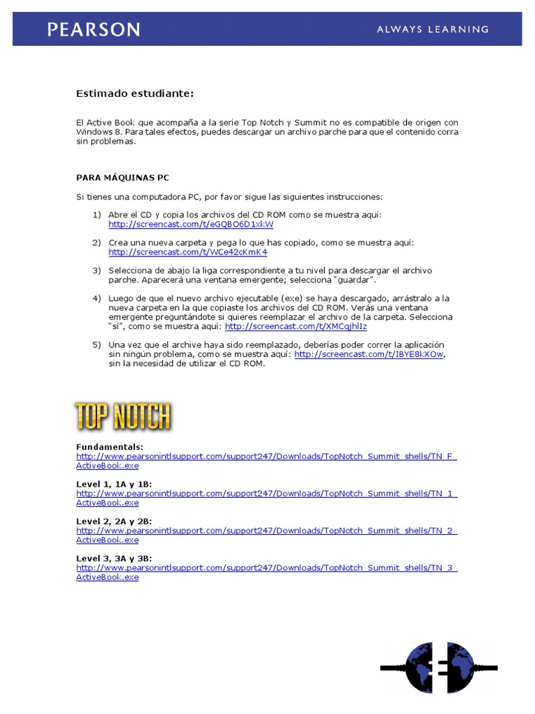 Active Book Patch Files Students | PDF | Mac OS | Zip (formato de archivo)