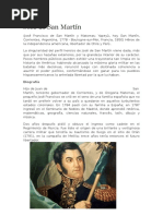 Biografía de José de San Martín | PDF