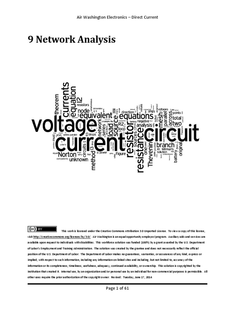 DC Network Analysis v01 | PDF | Electrical Network | Series And Parallel Circuits