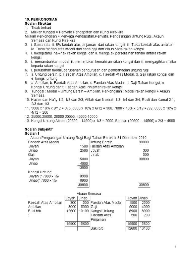 10 Perkongsian Pengasingan | PDF