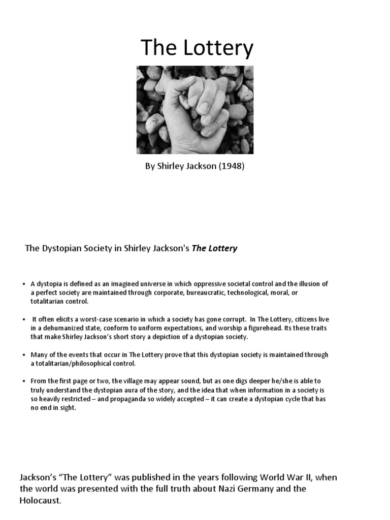 Exploring Dystopia in "The Lottery" | PDF | Dystopia