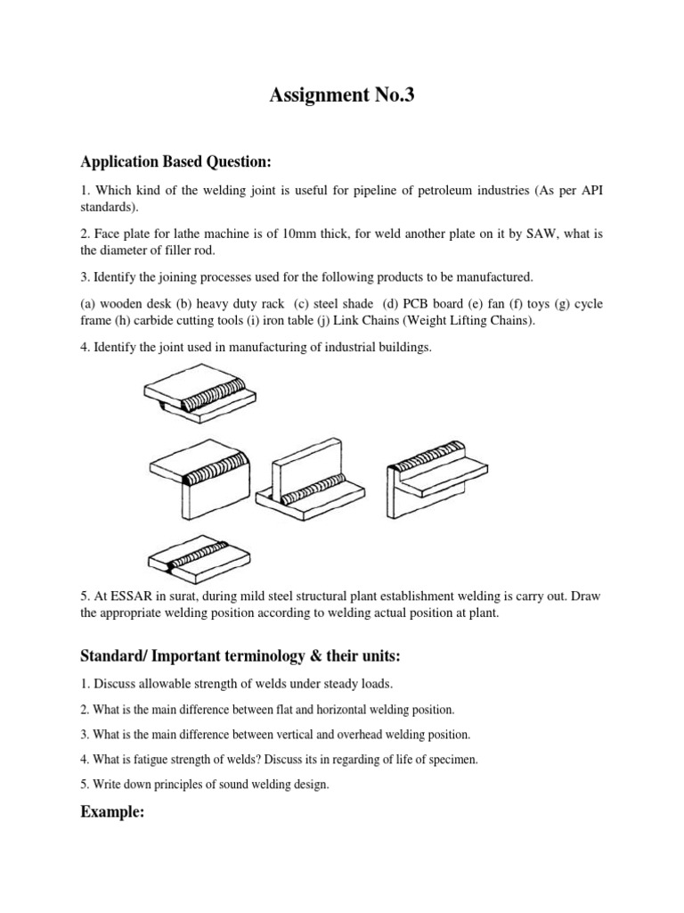 Assignment No 3 | PDF | Structural Steel | Welding