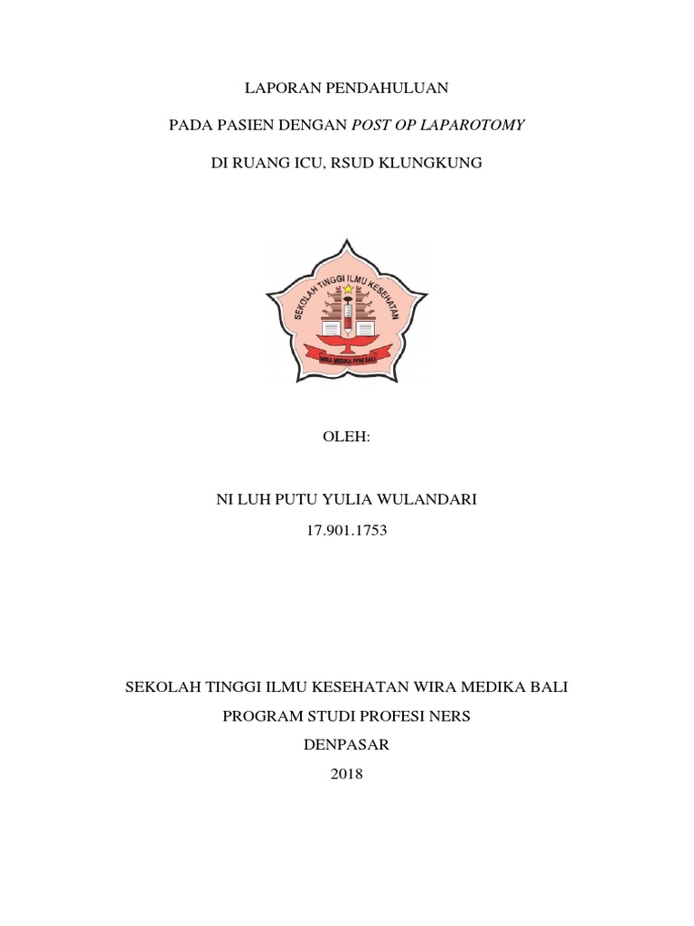 Post Op Laparotomy | PDF