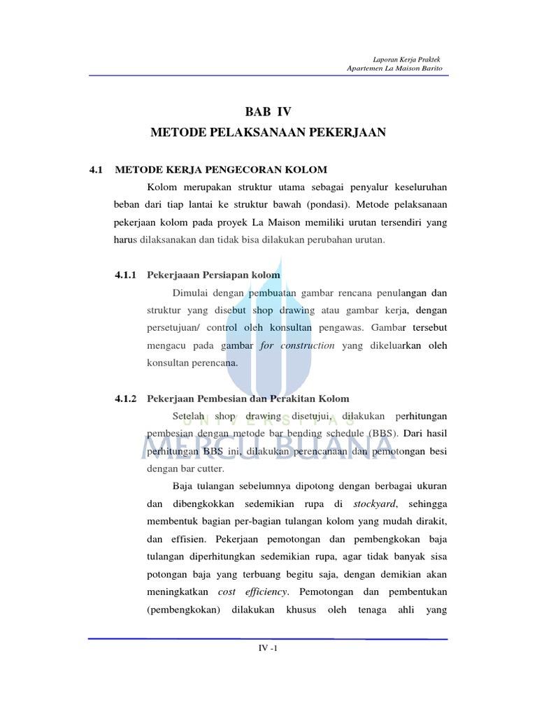 Metoda Kolom Dan Core Lift | PDF