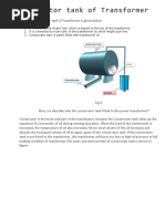 Air Cell & Conservator Tank of Transformer | PDF | Transformer ...
