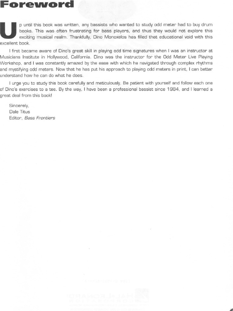 Compas BASS Guitar Odd Meter Bassics BOOK CD | PDF