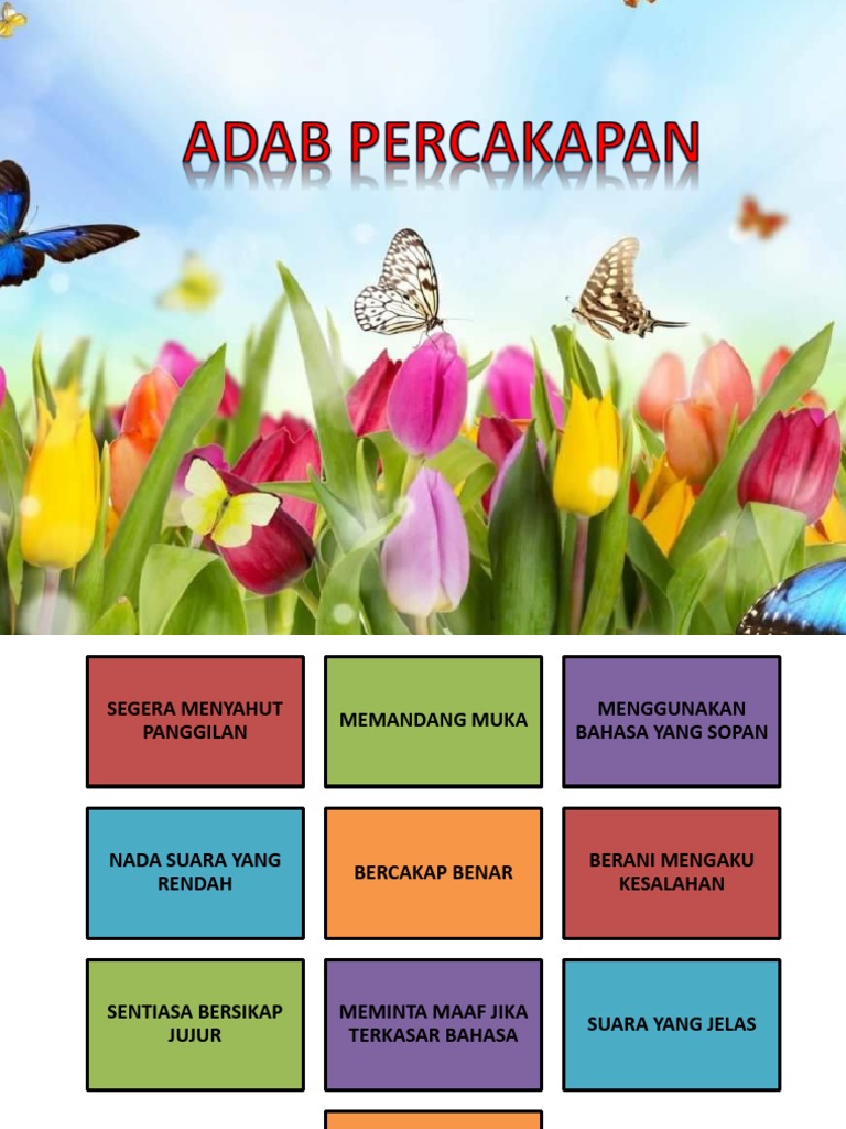 Adab Bercakap | PDF