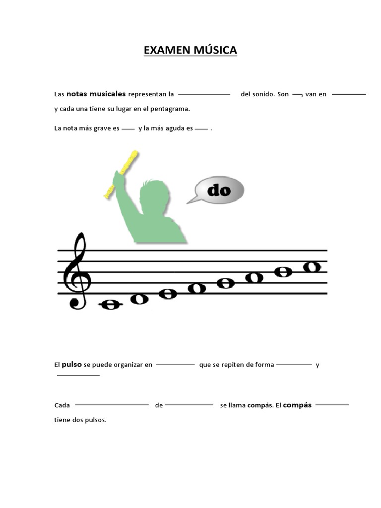 Guía para el Examen de Música y Flauta | PDF