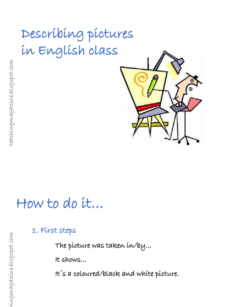 Describing Pictures in English | PDF