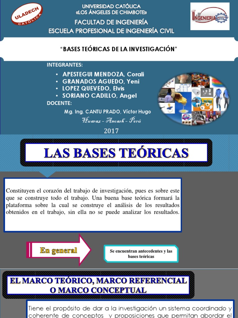 Bases Teoricas | PDF | Teoría | Diseño