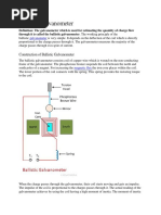 Investigatory Project On Moving Coil Galvanometer: Submitted By: Name ...